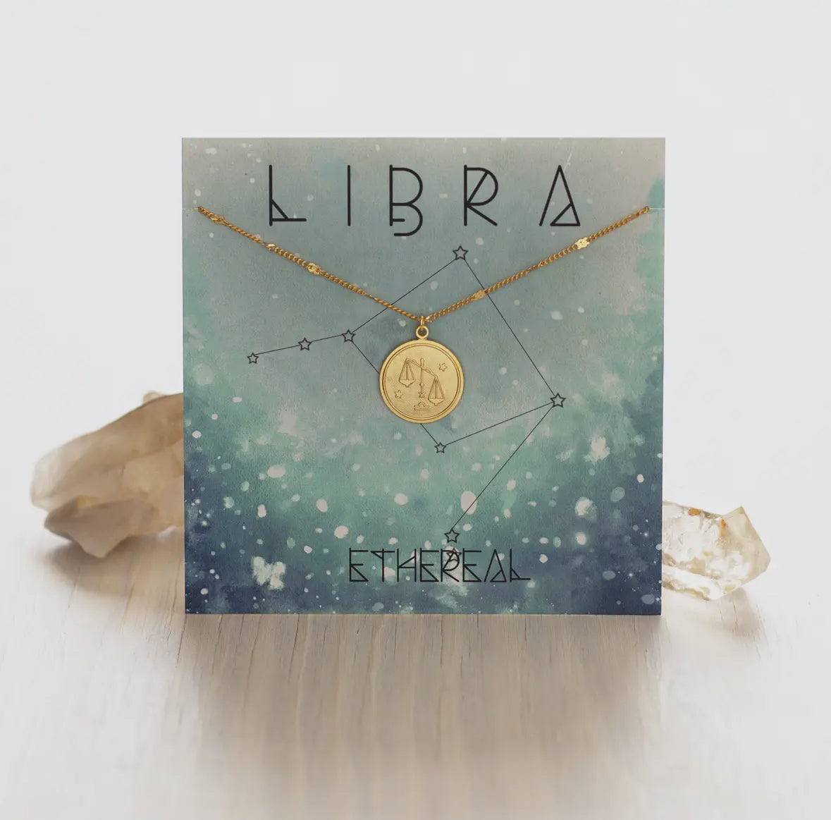 Libra Medallion Necklace – Sister Signs