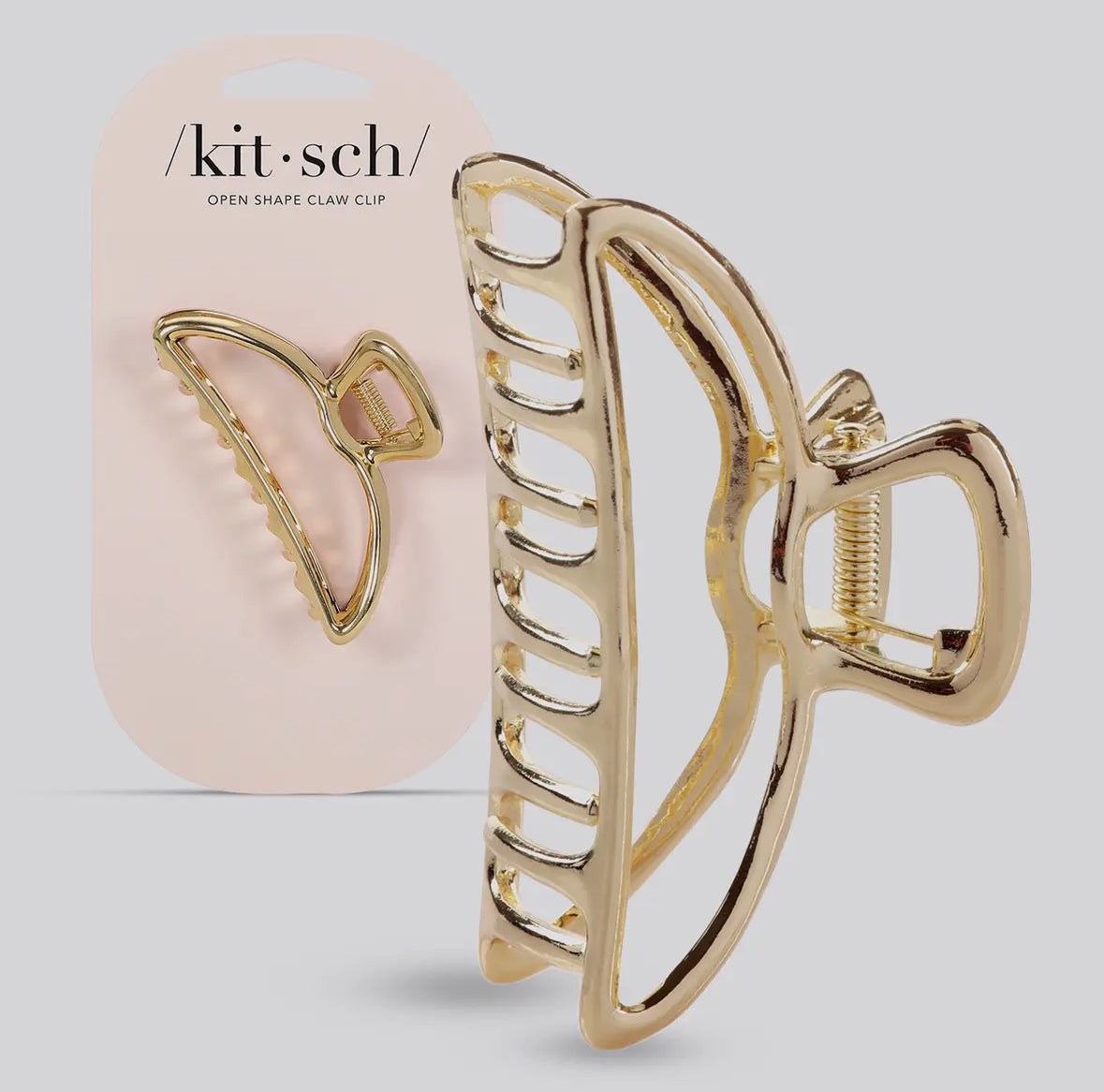 Open Shape Claw Clip - Gold – Sister Signs